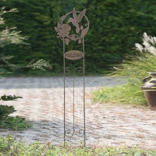 Sunjoy Welcome Hummingbird Garden Stake - Brown - Bed Bath & Beyond ...