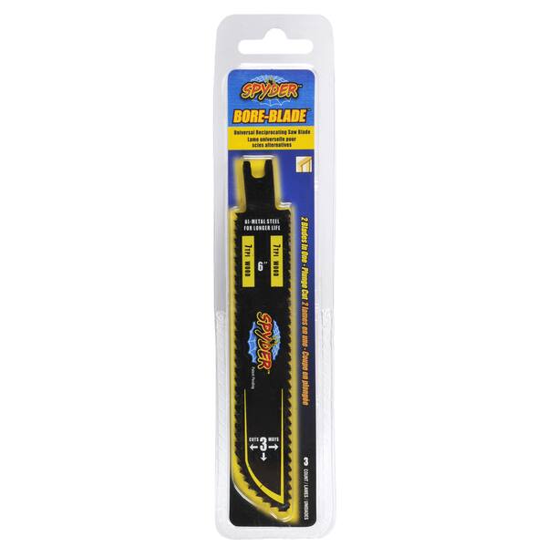 Spyder 200002 6" 7 TPI X 7 TPI Bore Blades 3-count - Bed Bath & Beyond ...