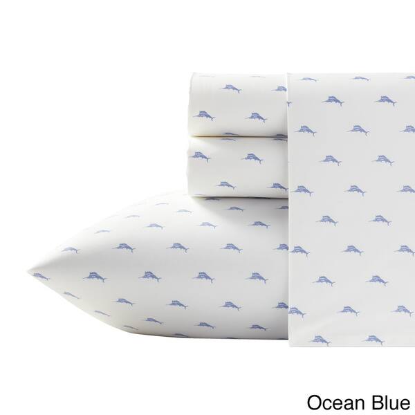 Tommy Bahama Sailfish Cotton Percale Sheet Sets - Bed Bath & Beyond ...