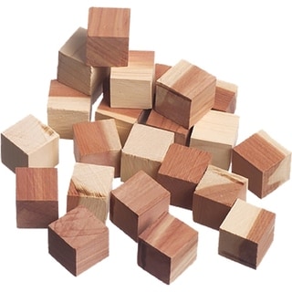 Red Cedar Wood Cubes (24 Pack) - Bed Bath & Beyond - 11587950