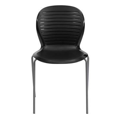 Offex Hercules Series 551-pound Capacity Ergonomic Black Stack Chair ...