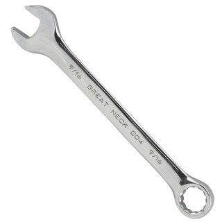 Great Neck C04C 9/16" Combination Wrench Standard - Bed Bath & Beyond ...