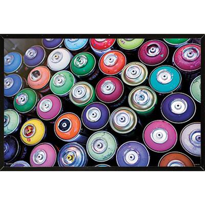 Spray Paint Spectrum Poster Art Print (36 x 24) - Overstock - 11595479