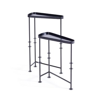 Warm Metal 2-piece End Table Set - Bed Bath & Beyond - 11601836