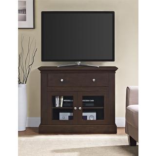 Altra Brandywine Antique Cherry 37-inch TV Stand with Glass Doors - Bed ...