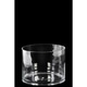 Glass Short Wide Cylinder Vase with Round Mouth Small Clear Glass ...