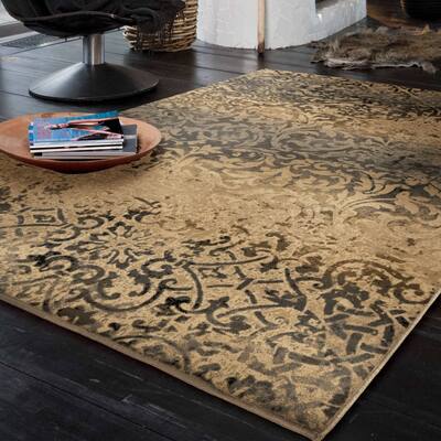 Orian Rugs Shakespeare 4 Valeria Beige - Overstock - 11608777