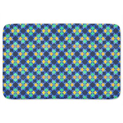 Square Mosaic Bath Mat - Multi-color - Overstock - 11609532