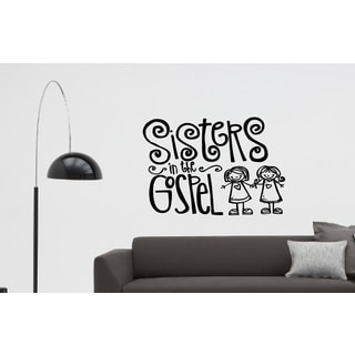 Merry sisters Wall Art Sticker Decal - Bed Bath & Beyond - 11610289