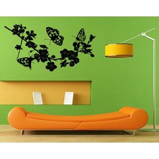 Beautiful interior colors butterfly Wall Art Sticker Decal - Bed Bath ...