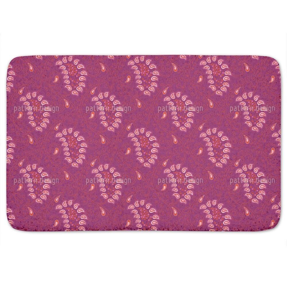 Exotic Tendrillars Purple Bath Mat - Multi-color - Overstock - 11612653