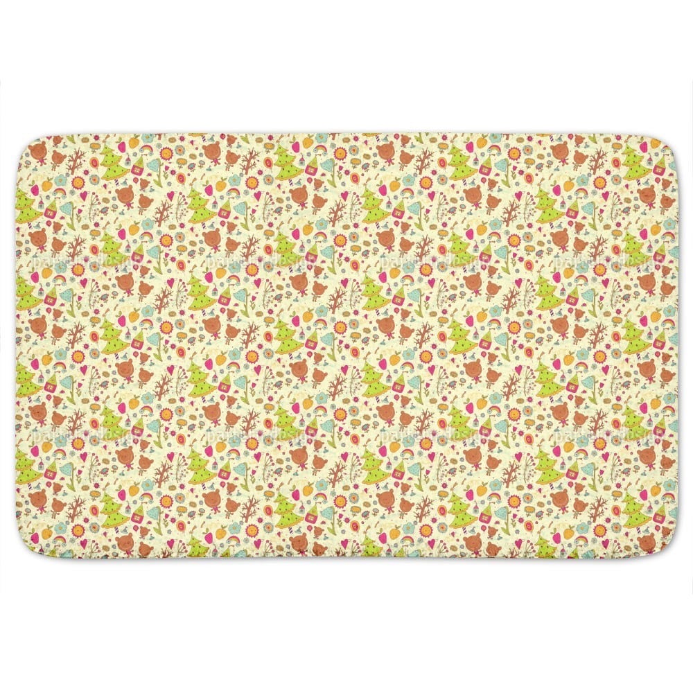 Bear Celebration Bath Mat - Multi-color - Overstock - 11612979