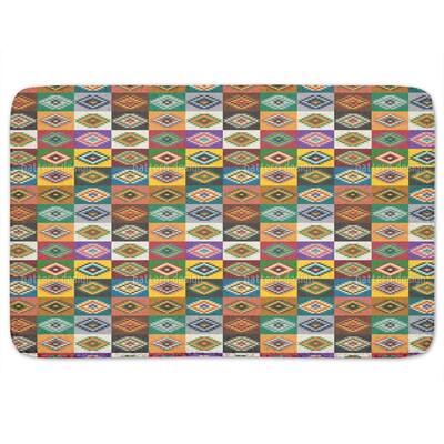Apache Patchwork Bath Mat - Multi-color - Overstock - 11613041