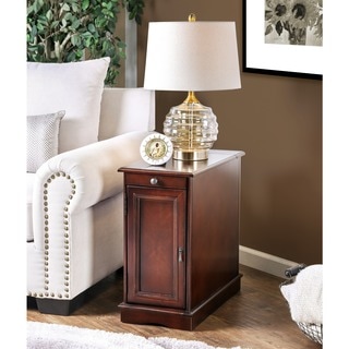 Gracewood Hollow Flanagan Multi-Storage Side Table with Power Strip ...