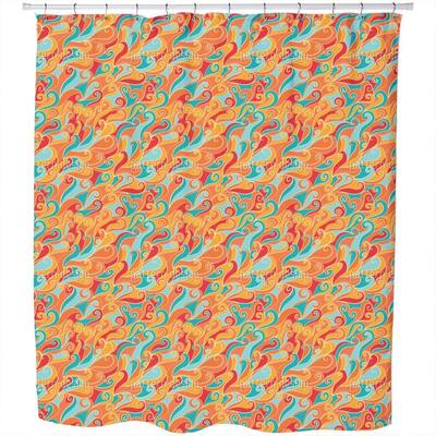Fire and Ice Shower Curtain - Overstock - 11620657