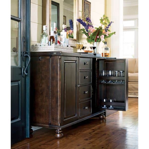 Paula Deen Home Captain Mike's Bar in Tobacco Finish - Bed Bath ...