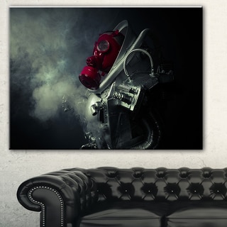 Designart "Post Apocalyptic Survivor" Portrait Digital Art Canvas Print ...