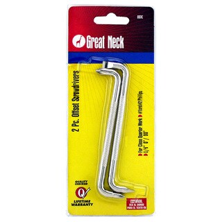 Great Neck OSDRC Offset Screwdriver Slotted & Phillips 2 Piece Set ...