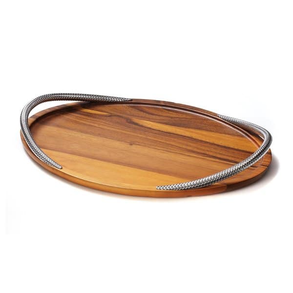 Nambe Braid Serving Tray - Bed Bath & Beyond - 11623567
