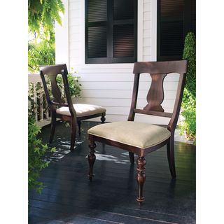 Paula Deen Home Paula's Dining Chair in Tobacco Finish (Set of 2) - Bed ...
