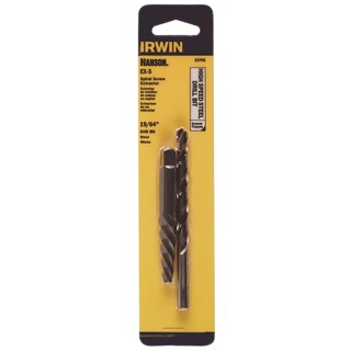 Irwin Hanson 53705 19/64" Spiral Screw Extractor & Drill Bit Set - Bed ...