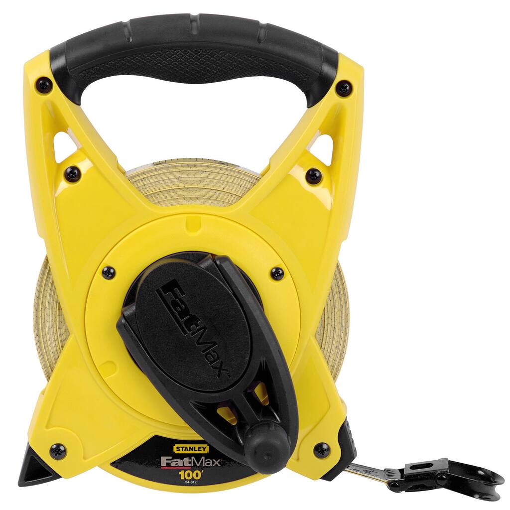 Stanley Hand Tools 34-812 100' X 3/4" FatMax Extra Wide Fiberglass Long ...
