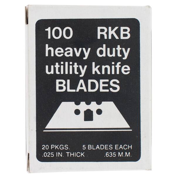Allway Tools RKB100 100-count 3 Notch Utility Knife Blades - Bed Bath ...