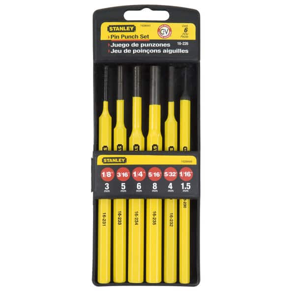 Stanley Hand Tools 16-226 6 Piece Pin Punch Set - Bed Bath & Beyond ...