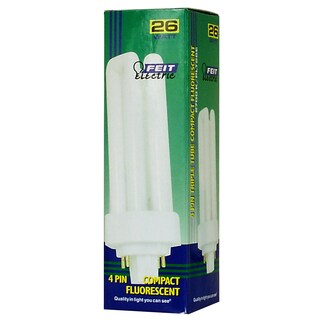 Feit Electric PLT26E Compact Fluorescent 4 Pin Light Bulb - Bed Bath ...