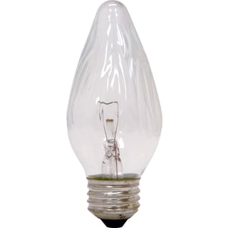 GE Lighting 22756 25 Watt Crystal Clear Blunt Tip Light Bulb - Bed Bath ...
