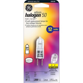 GE Lighting 97670 50 Watt Edison Halogen Light Bulb - Bed Bath & Beyond ...