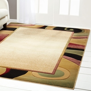 Home Dynamix Evolution Collection Contemporary Cream Area Rug - Cream ...
