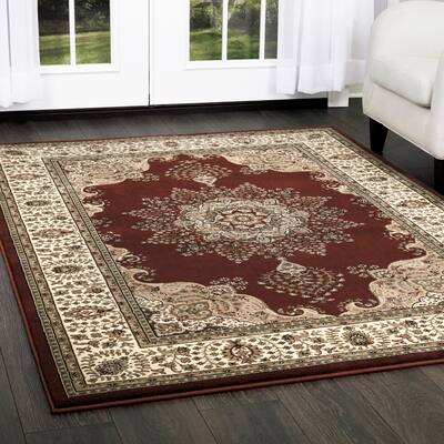 Home Dynamix Triumph Collection Traditional Area Rug (3'9"X5'2 ...