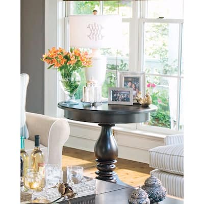 Paula Deen Home Tobacco Finish Round Side Table - Overstock - 11654905