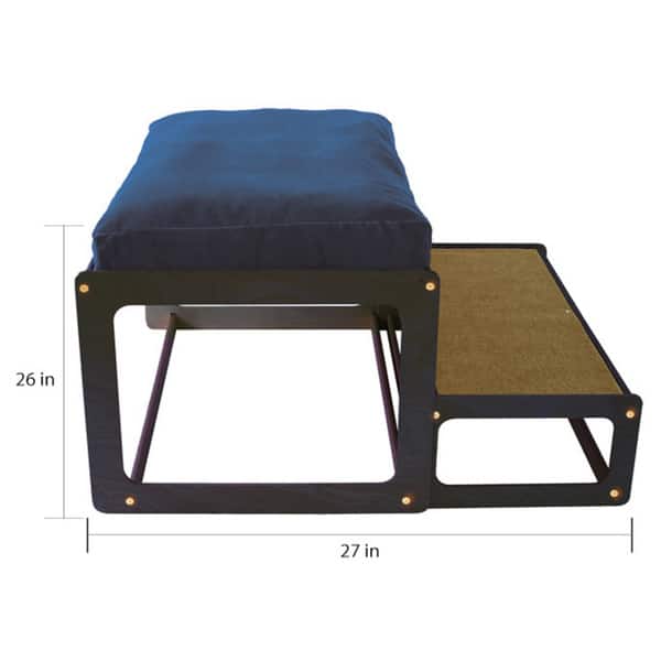 Lacey's Lookout Large Black Pet Window Seat - Bed Bath & Beyond - 11661046