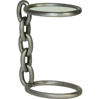 Handmade Chain Link End Table with Mirror Top - Bed Bath & Beyond ...
