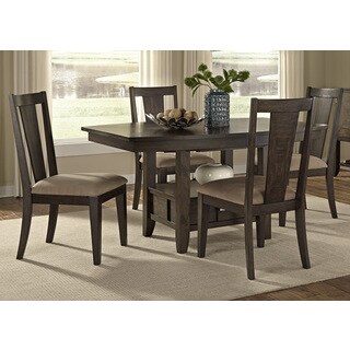 Liberty Patterson Espresso Cottage Casual Pedestal Dinette Table - Bed ...