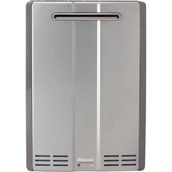 Rinnai RUR98eP Super High Efficiency Plus Outdoor Liquid Propane 199,000 BTU 9.8 GPM Tankless ...