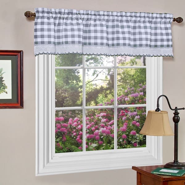 Achim Buffalo Checkered Valance - 58x14 - Bed Bath & Beyond - 11672302