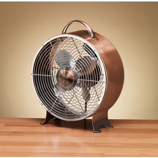 Copper Finish Retro Metal Fan - Bed Bath & Beyond - 11673309