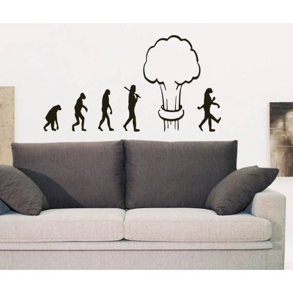 Evolution Explosion Wall Art Sticker Decal - Bed Bath & Beyond - 11673422