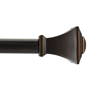 Corton Square 1 inch Drapery Rod Set - Bed Bath & Beyond - 11679327