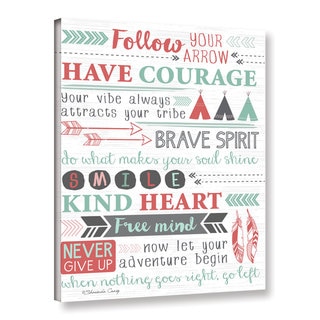 Shawnda Craig (Eve)'s 'Have Courage Collage' Gallery Wrapped Canvas ...