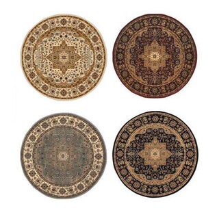 Home Dynamix Triumph Collection Traditional Polypropylene Round Machine ...