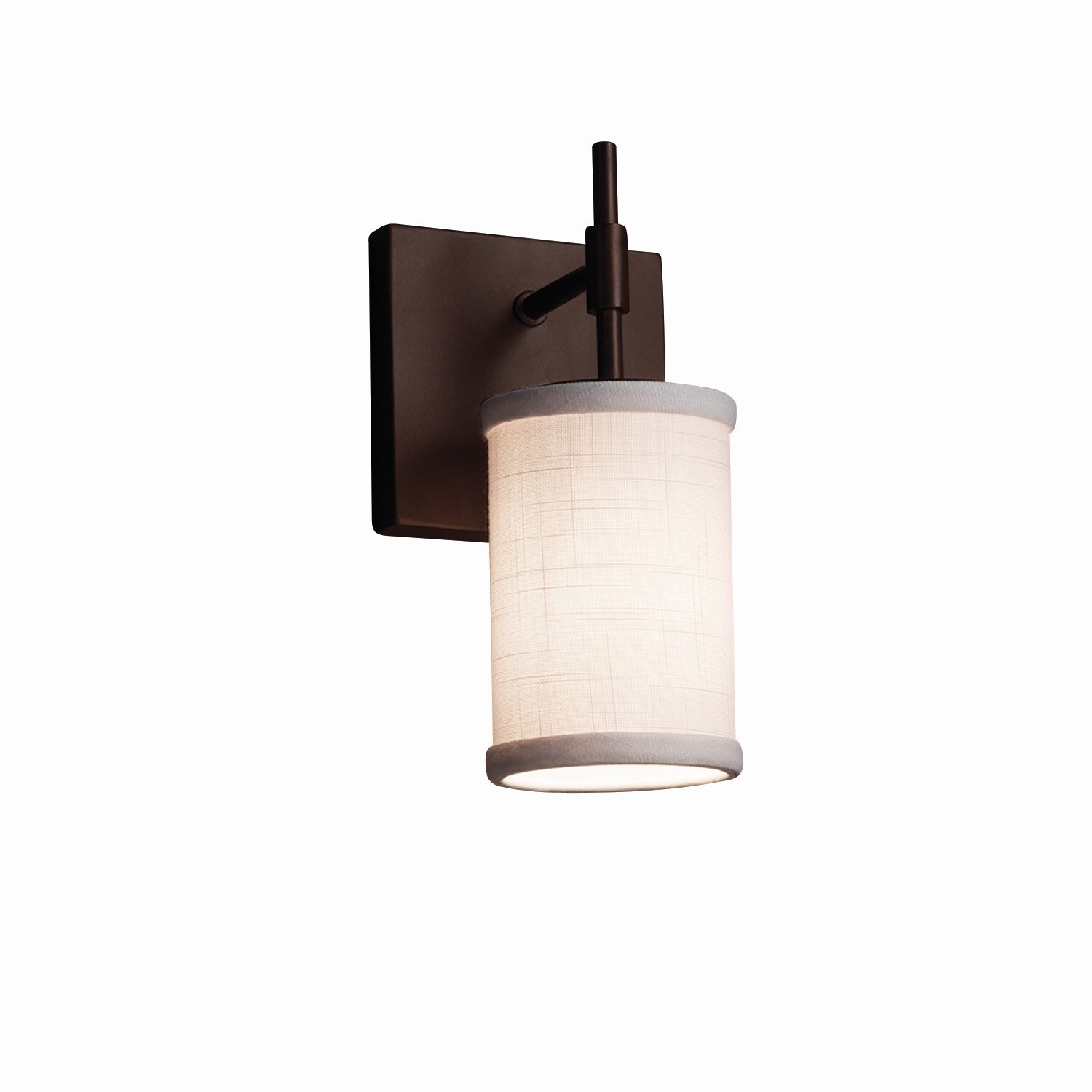 Elliot 1-light Textured Black Wall Sconce with Clear Glass - Bed Bath ...