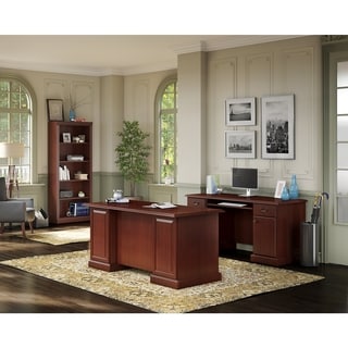 Bennington Desk Set and Bookcase by Bush Furniture - Bed Bath & Beyond ...