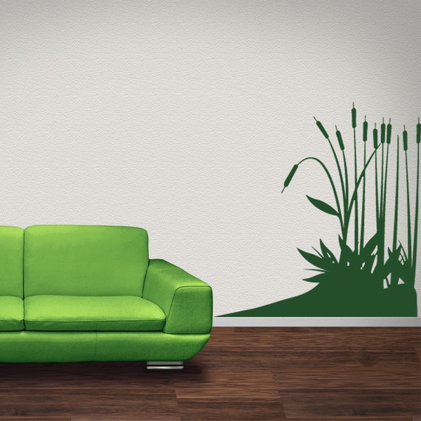 Cattails Wall Decal Vinyl Art Home Decor - Bed Bath & Beyond - 11706942