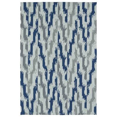 Seaside Blue Ikat Indoor/Outdoor Rug (2'0 x 3'0) - 2' x 3' - Overstock ...