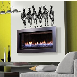 Zoo animals zebra Wall Art Sticker Decal - Bed Bath & Beyond - 11709409