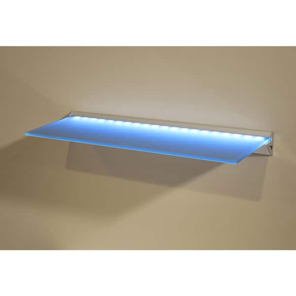 LED Clear Glass Lighted Shelf Kit - Bed Bath & Beyond - 11710599